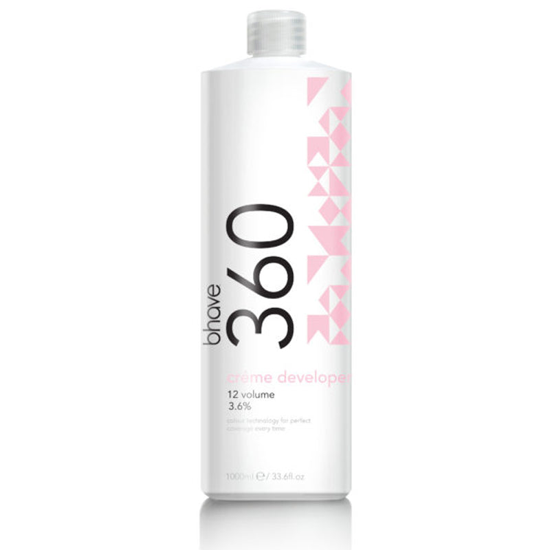 Bhave 360 creme developer 12 volume 3.6% 1000ml – Discount Salon Supplies